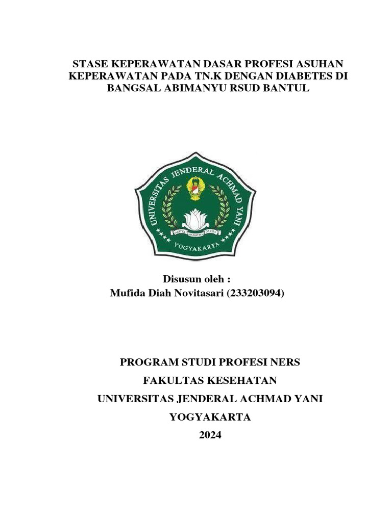 Askep KDP 2 Fida Baru | PDF