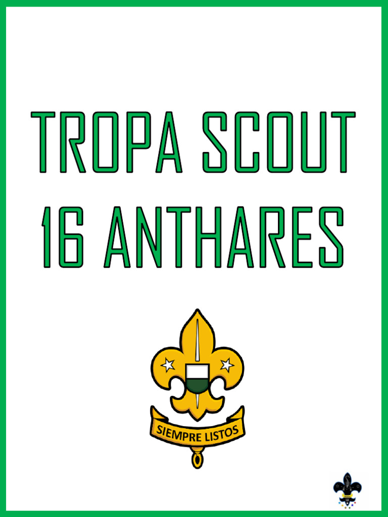 Tropa Scout 16 Anthares | PDF | Hacha | Abuso infantil