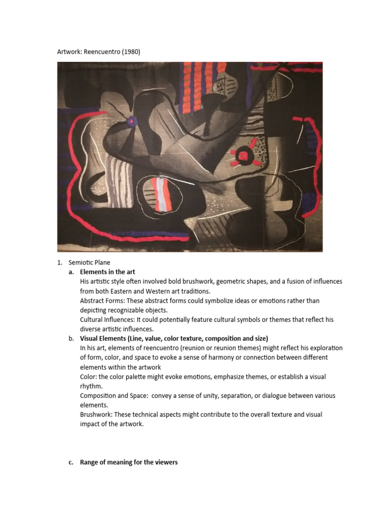 Reencuentro Alcuaz | PDF | Composition (Visual Arts) | Paintings