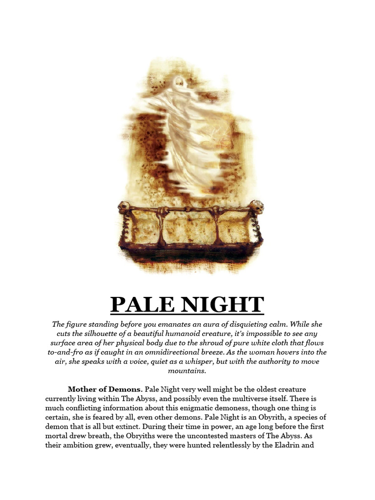 Pale Night | PDF | Demons