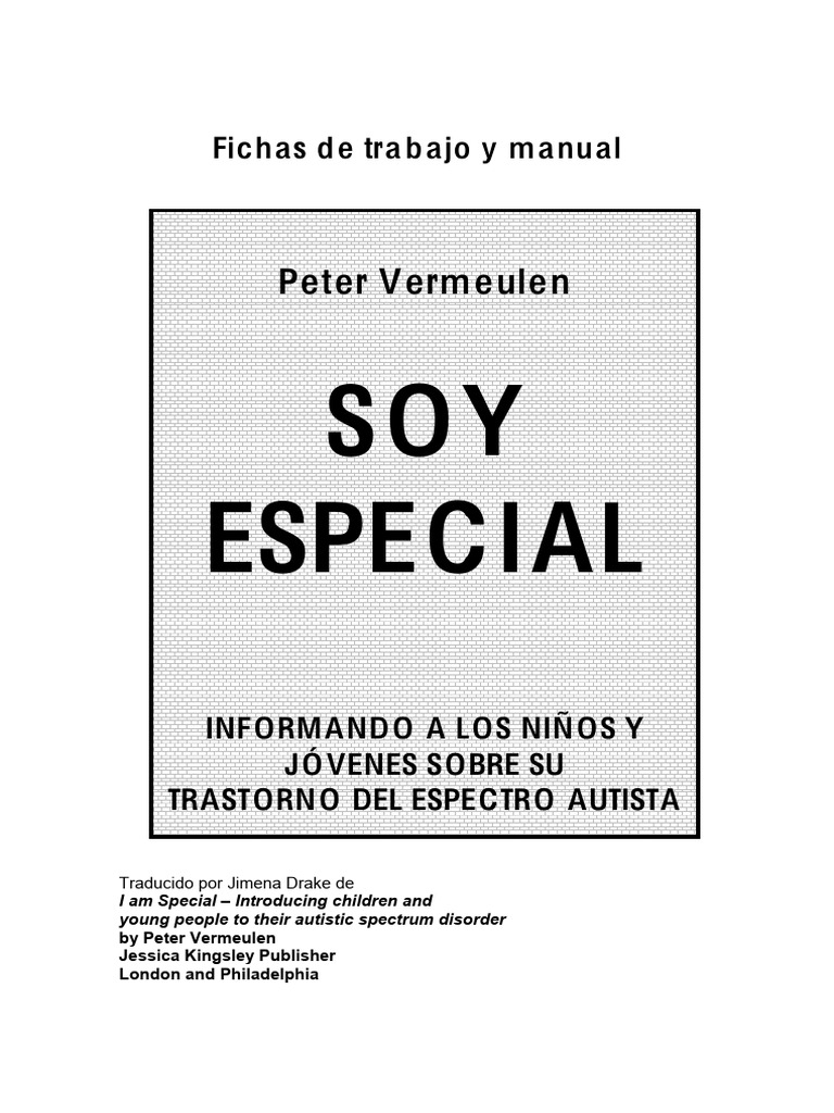 Soy-especial-cuaderno-de-fichas-de-Peter-Vermeulen | PDF | Espectro ...