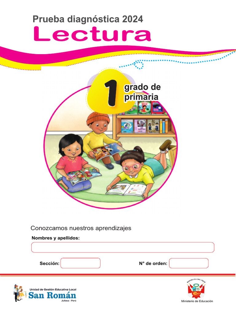 Prueba Diagnóstica Lectura 2024 | PDF