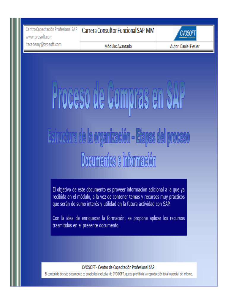E SAP MM Proceso Compras | PDF | Obtención | Factura