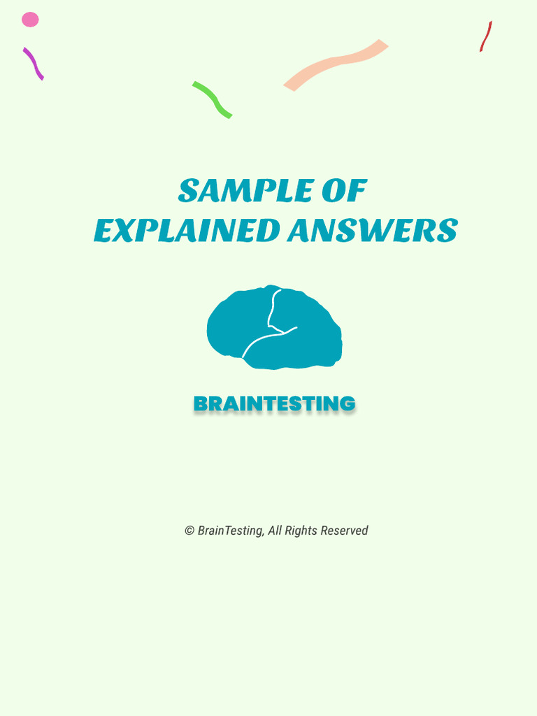 Brain Teaser Solutions Guide | PDF | Applied Mathematics