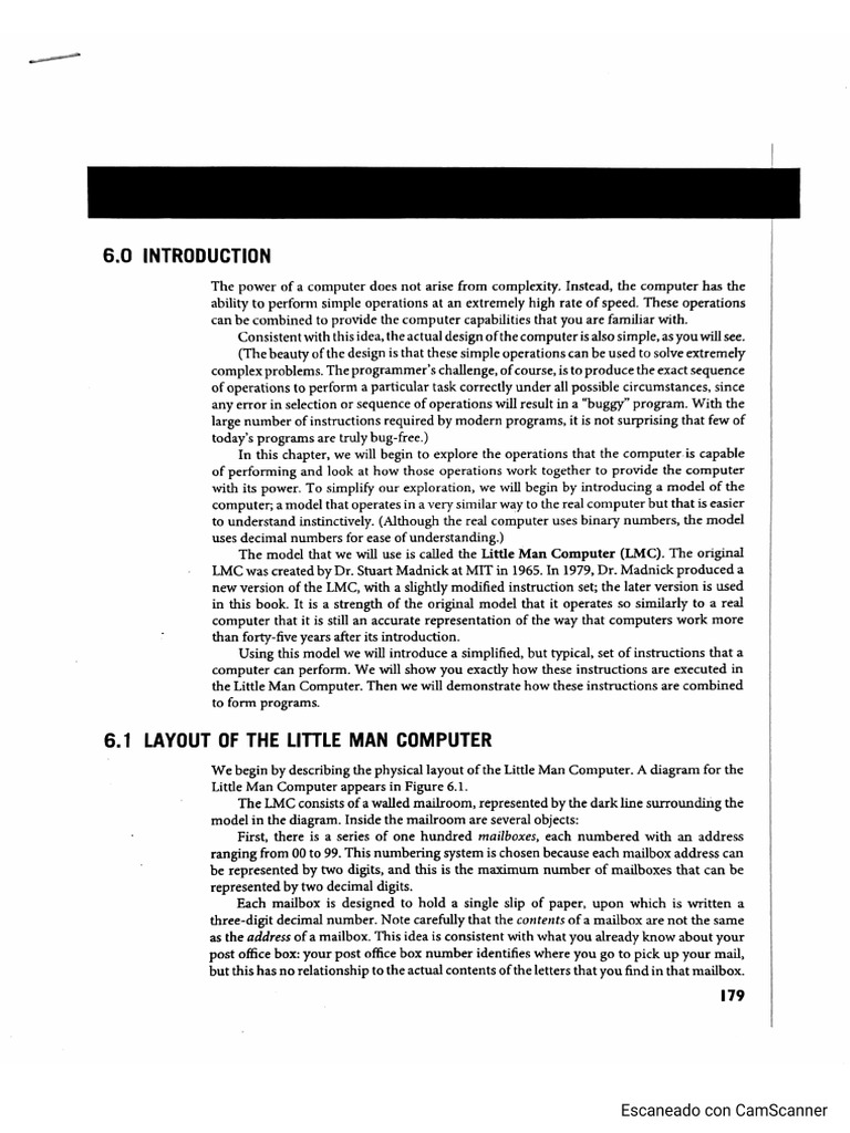 Layout Of The Little Man Computer Pdf