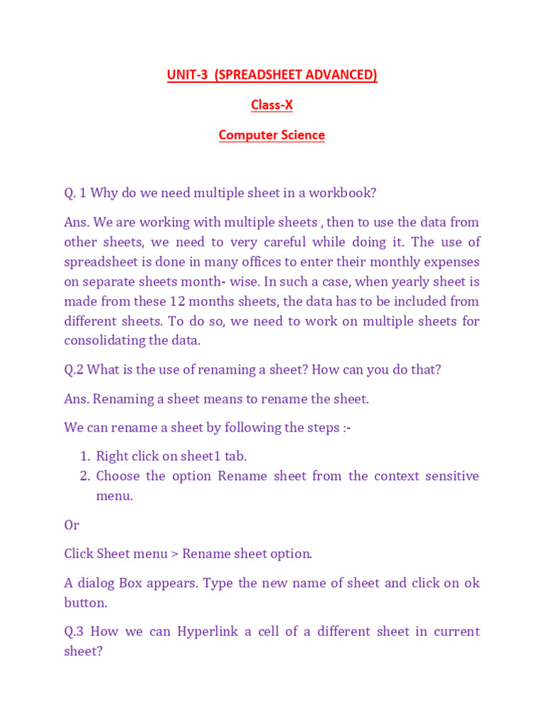 class X CH-3 SPREADSHEET | PDF | Spreadsheet | Hyperlink