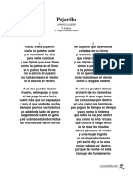 Cancion EL PAJARILLO | PDF
