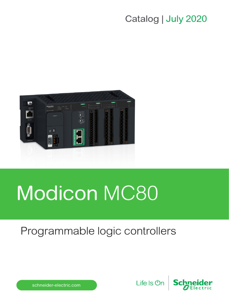 Catalogo MC80 ingles | PDF | Programmable Logic Controller | Computer Network