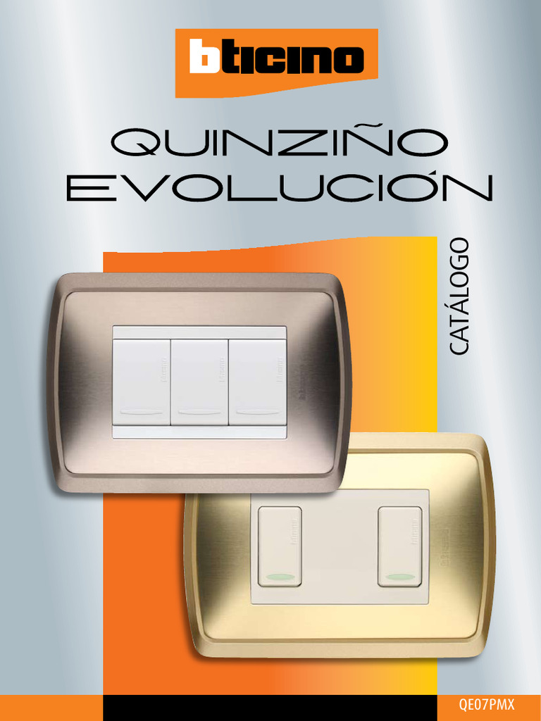 2013 Btcino Catalogo Quinzino | PDF | Cambiar | Resistencia Eléctrica y ...