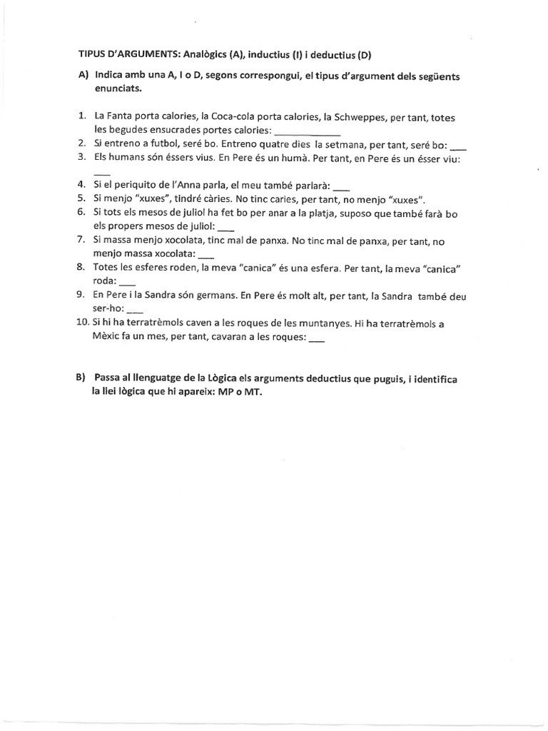 Act 3 Tipus Arguments Anal Ded Ind | PDF