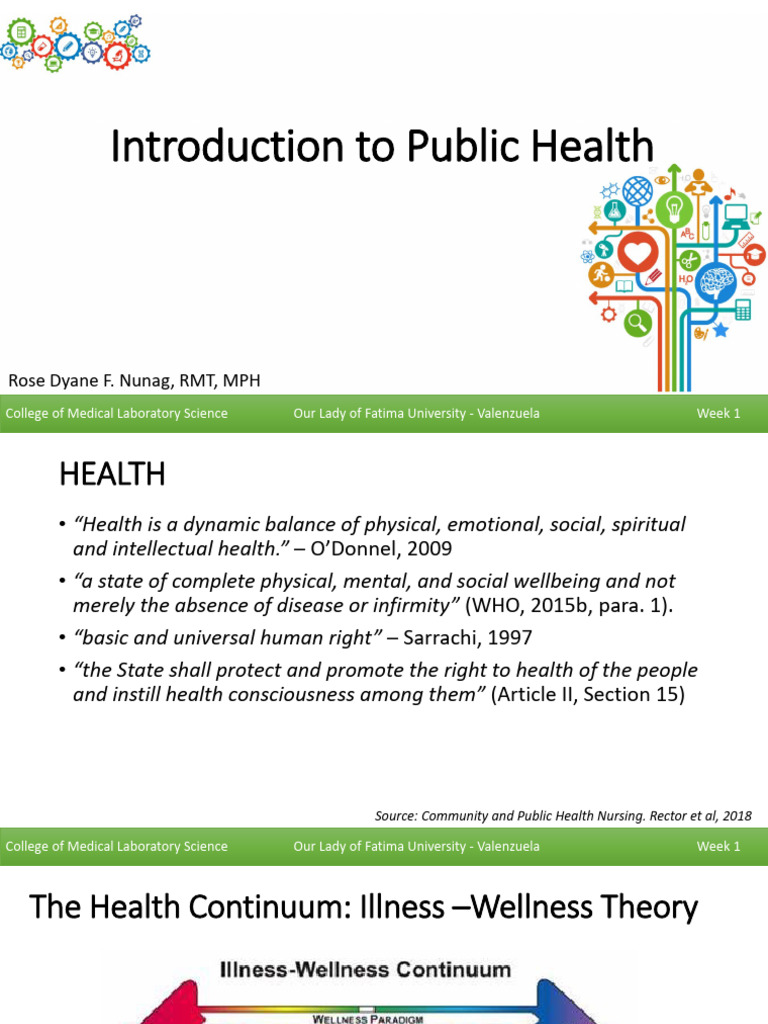 Introduction To Public Health | PDF | Public Health | Nursing