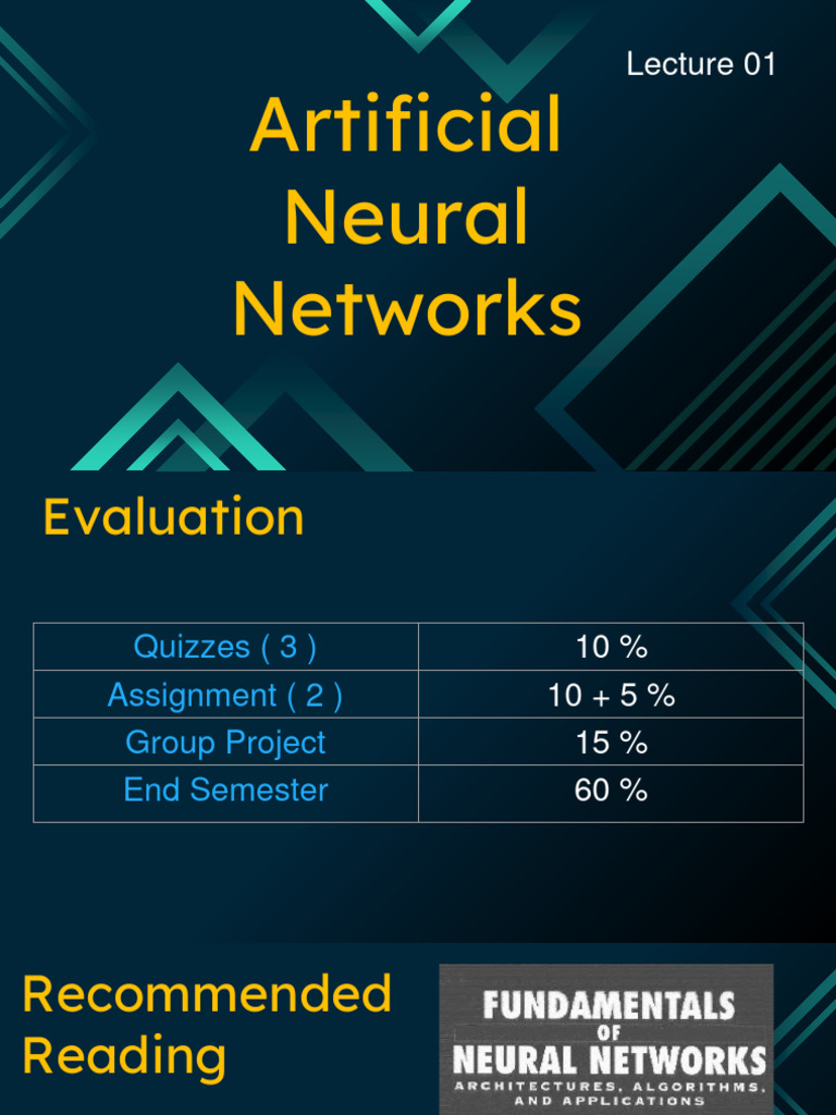 ANN Lecture 01 | PDF | Neuron | Artificial Neural Network