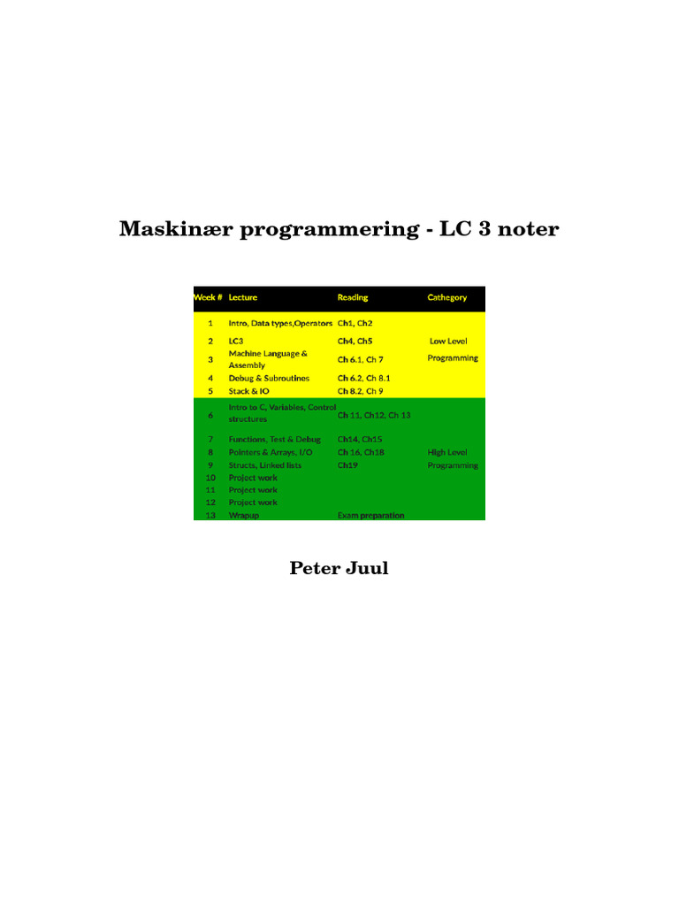Noter LC3 | PDF | Central Processing Unit | Integrated Circuit