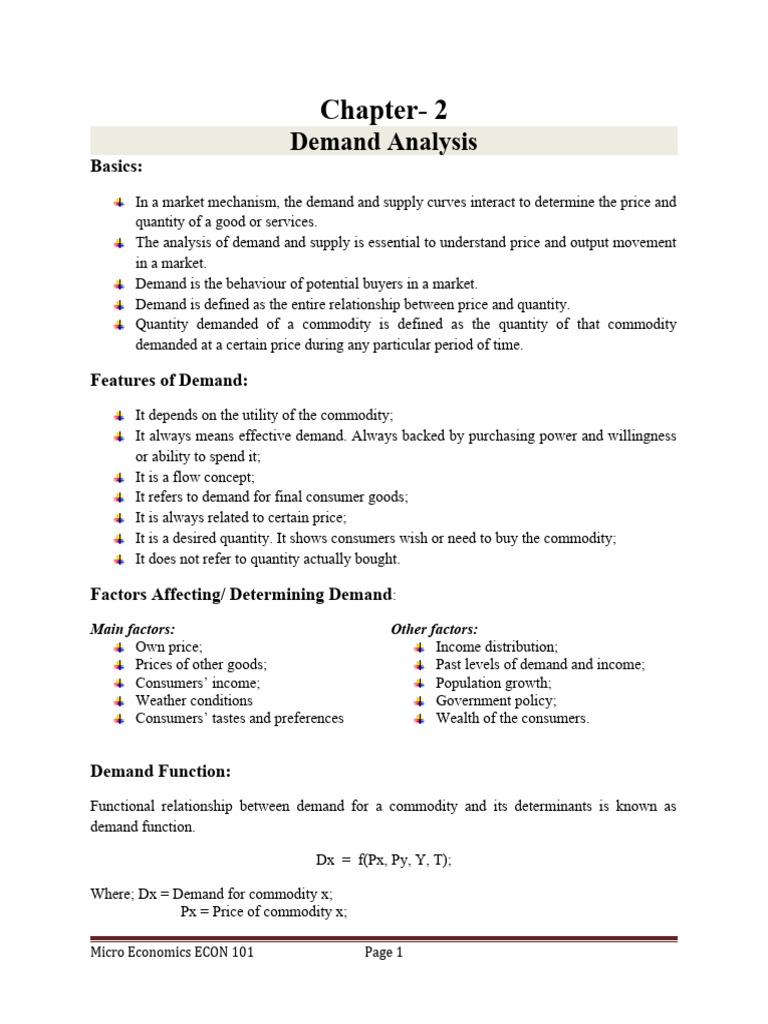 Demand Analysis 1 0 | PDF | Demand | Demand Curve