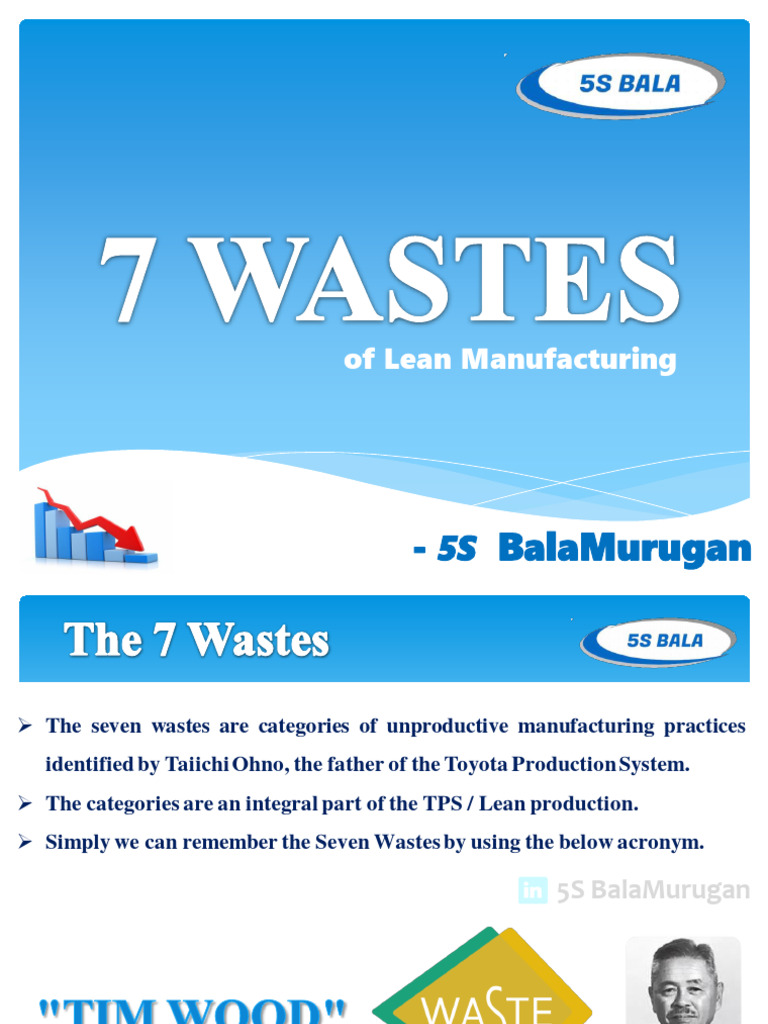 7 Type of Wastes - TIMWOOD | PDF | Lean Manufacturing | Inventory