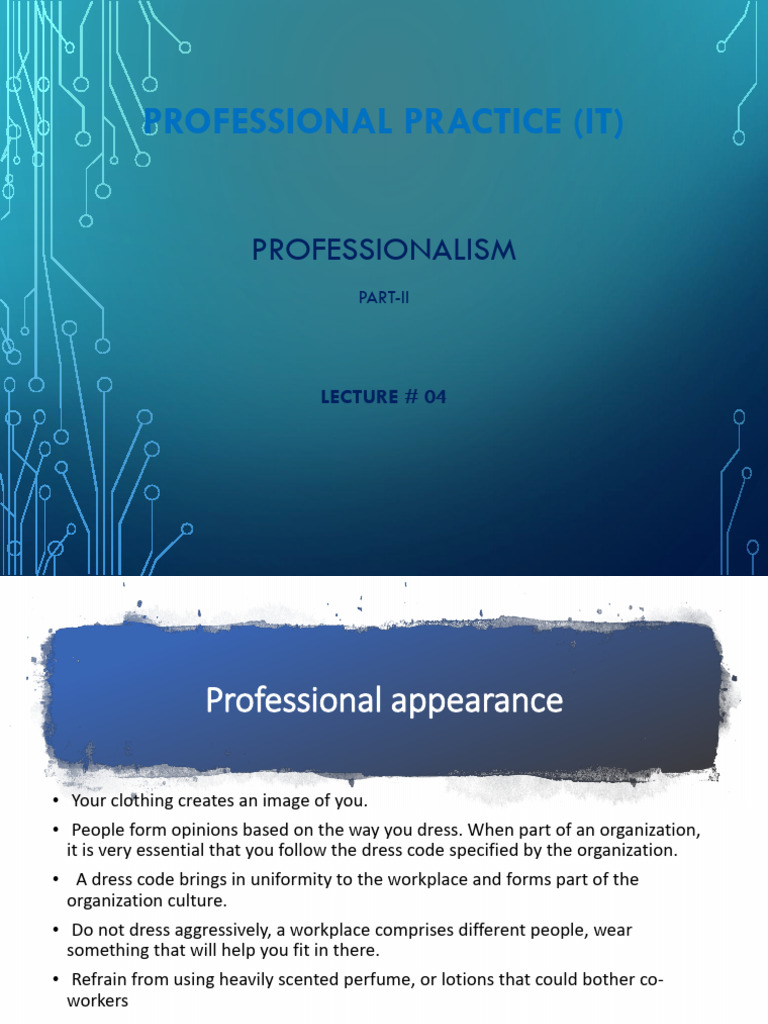 03 Professionalism (Part-2) | PDF | Behavioural Sciences | Psychological Concepts