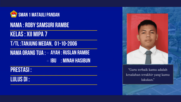 Roby Samsuri Rambe | PDF