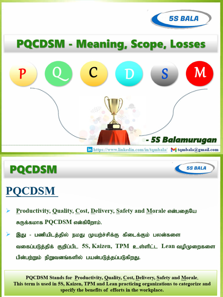 PQCDSM | PDF | Economies | Business Process