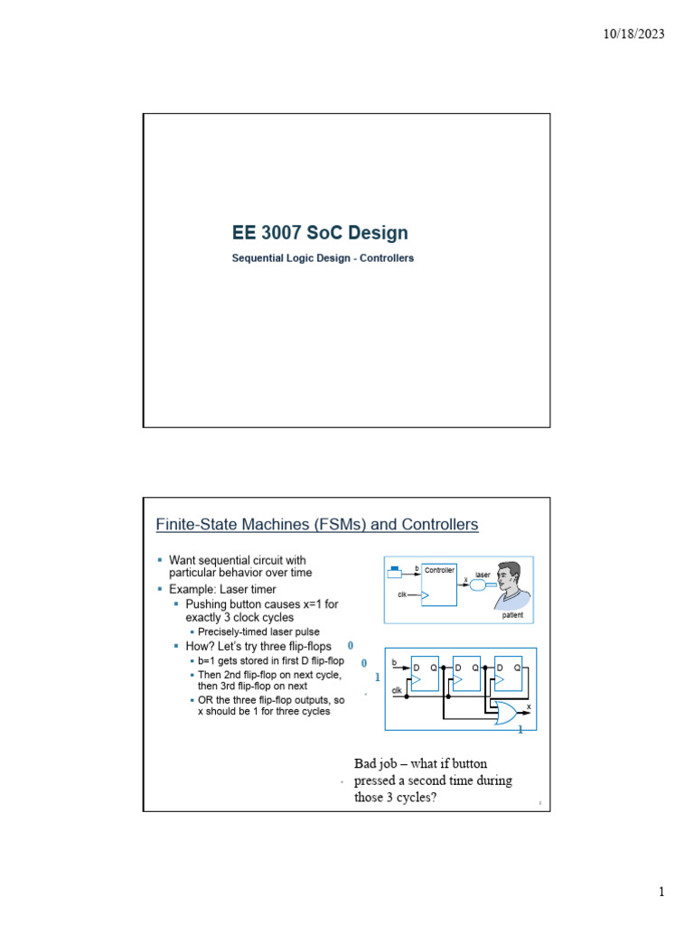 Lecture 3 Fsm Pdf Logic Gate Computer Science