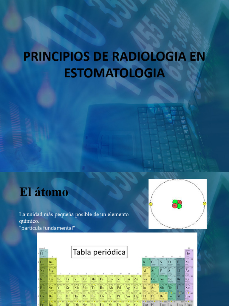 Principios de Radiologia | PDF | Rayo X | Electrón