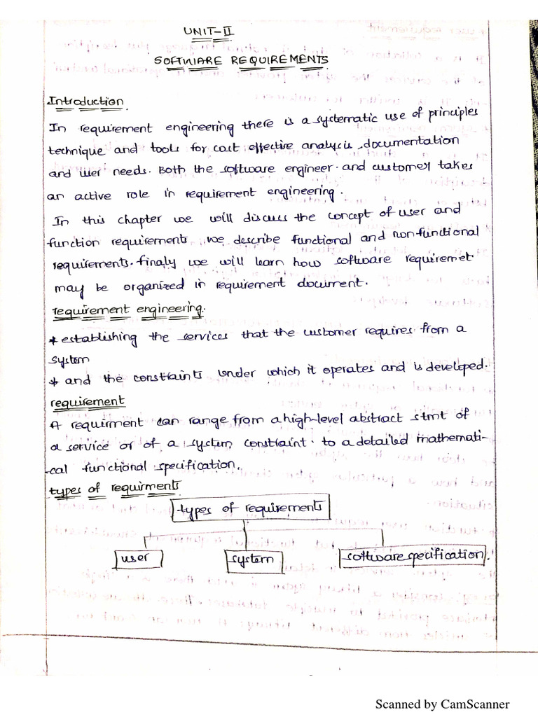 Softwarw Engineering Unit - 2 | PDF