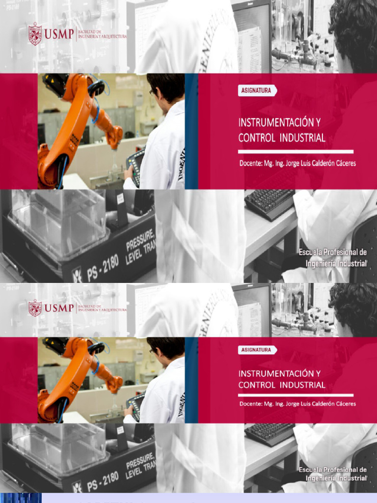 Semana 1 Sesion 1 Instrumentación y Control Industrial | PDF | Medición ...