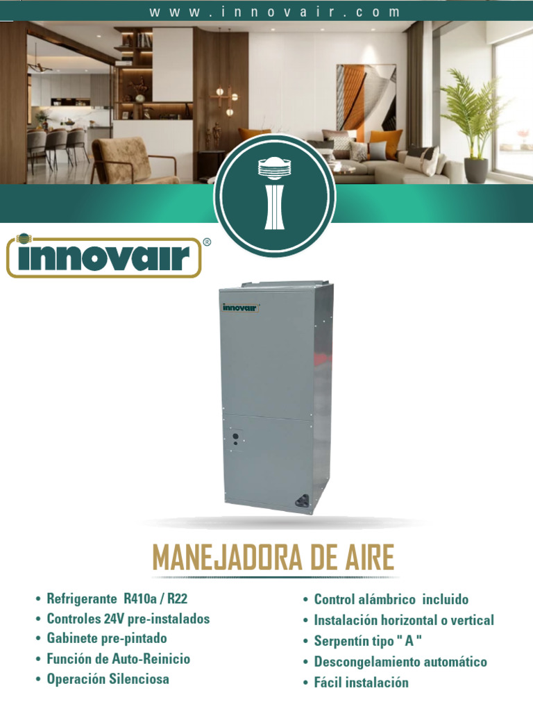 Innovair DX Air Handler Brochure Spanish | PDF