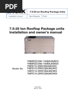Midea Piso Techo Technical Data | PDF