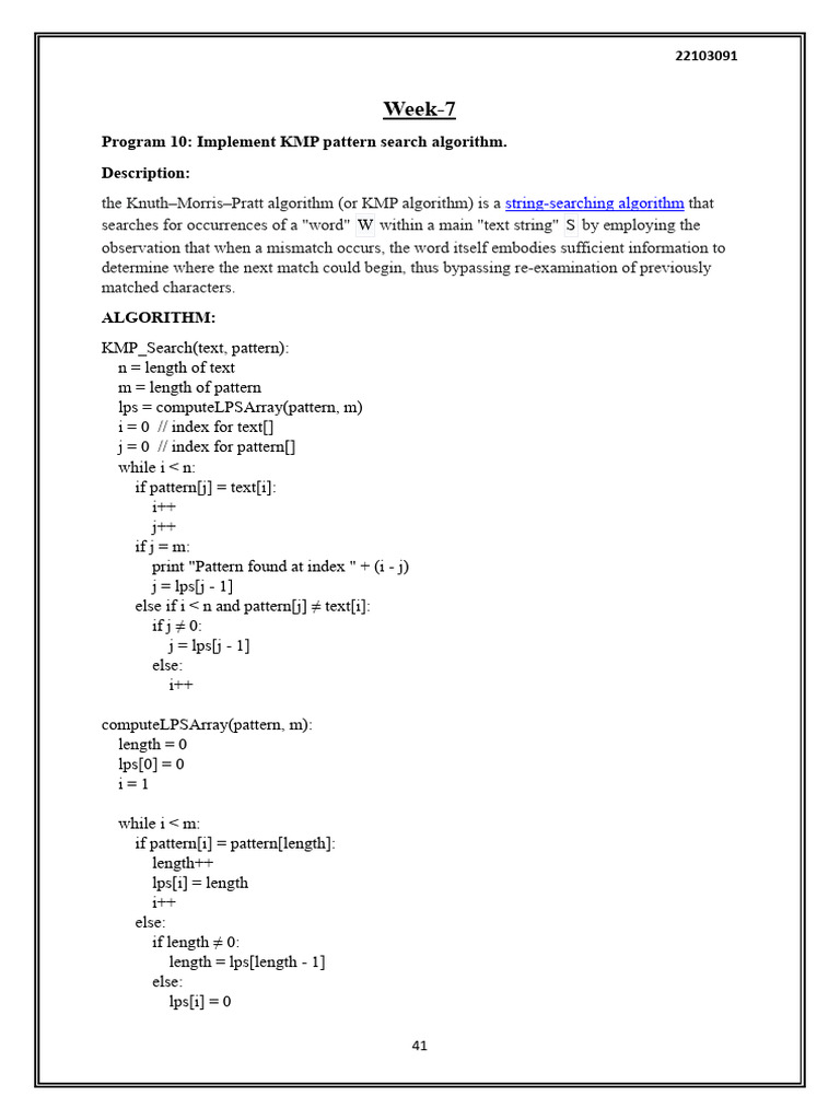 Lab7 | PDF | Algorithms | Mathematical Logic