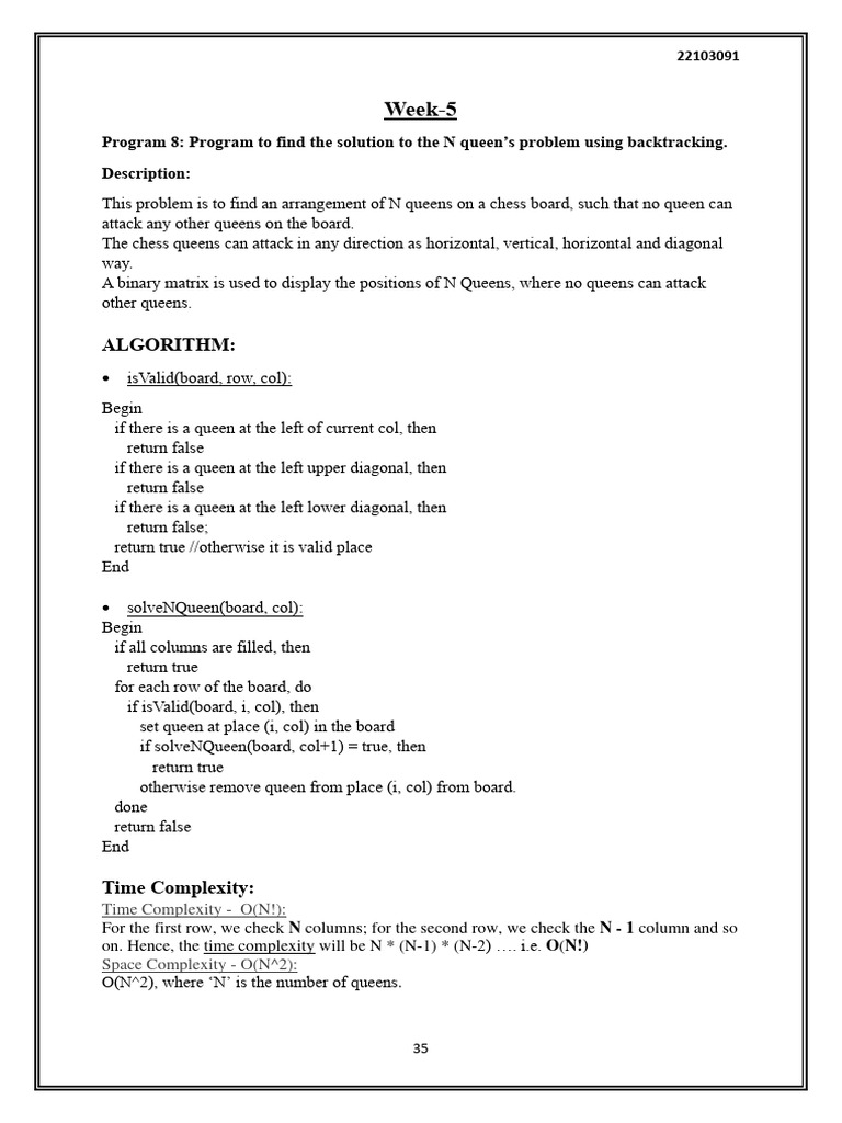 Lab5 | Download Free PDF | Time Complexity | Matrix Theory