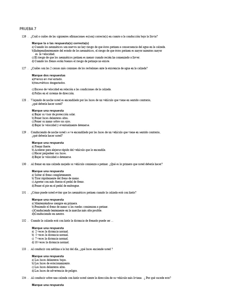 Prueba 7 | PDF | Neumático | Vehículos