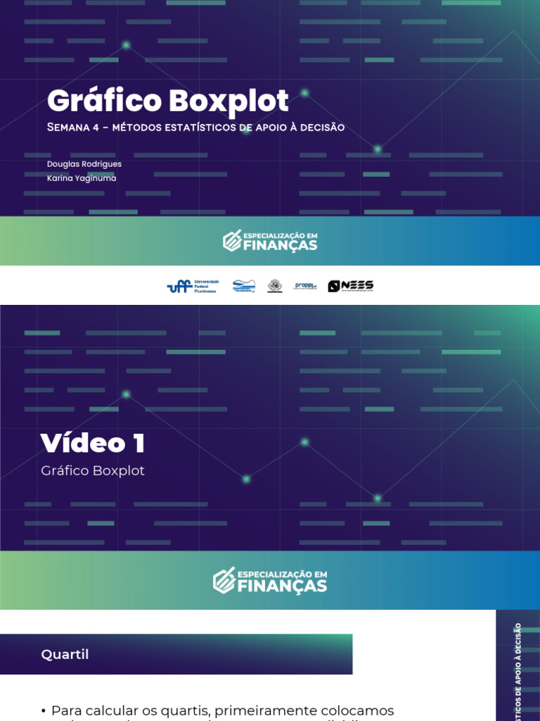 Análise de Gráficos Boxplot | PDF | Análise estatística | Ensino de ...