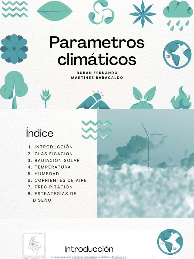 Parametros climáticos | PDF | Clima | Humedad