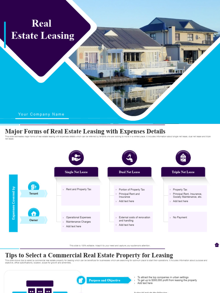 Real Estate Leasing Overview and Strategies | PDF | Lease | Renting