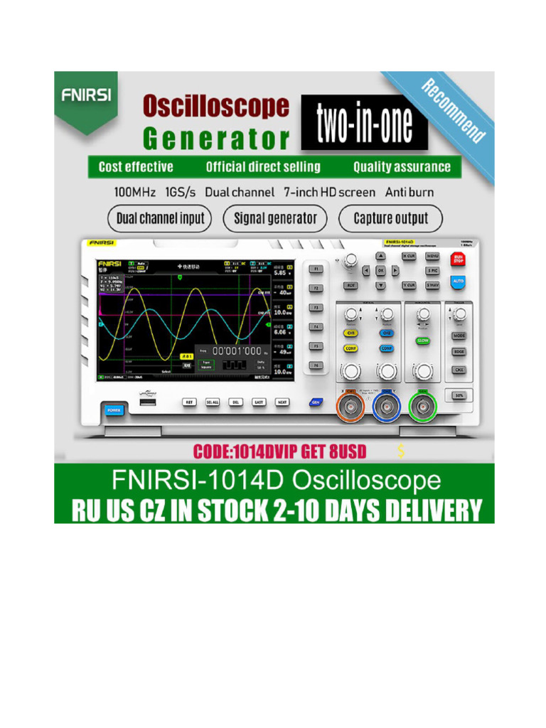 Osciloskop FNIRSI-Funkce CZ | PDF