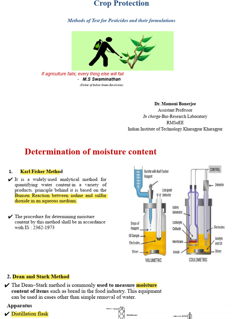 Methods of Test For Pesticides and Their Formulations | PDF ...