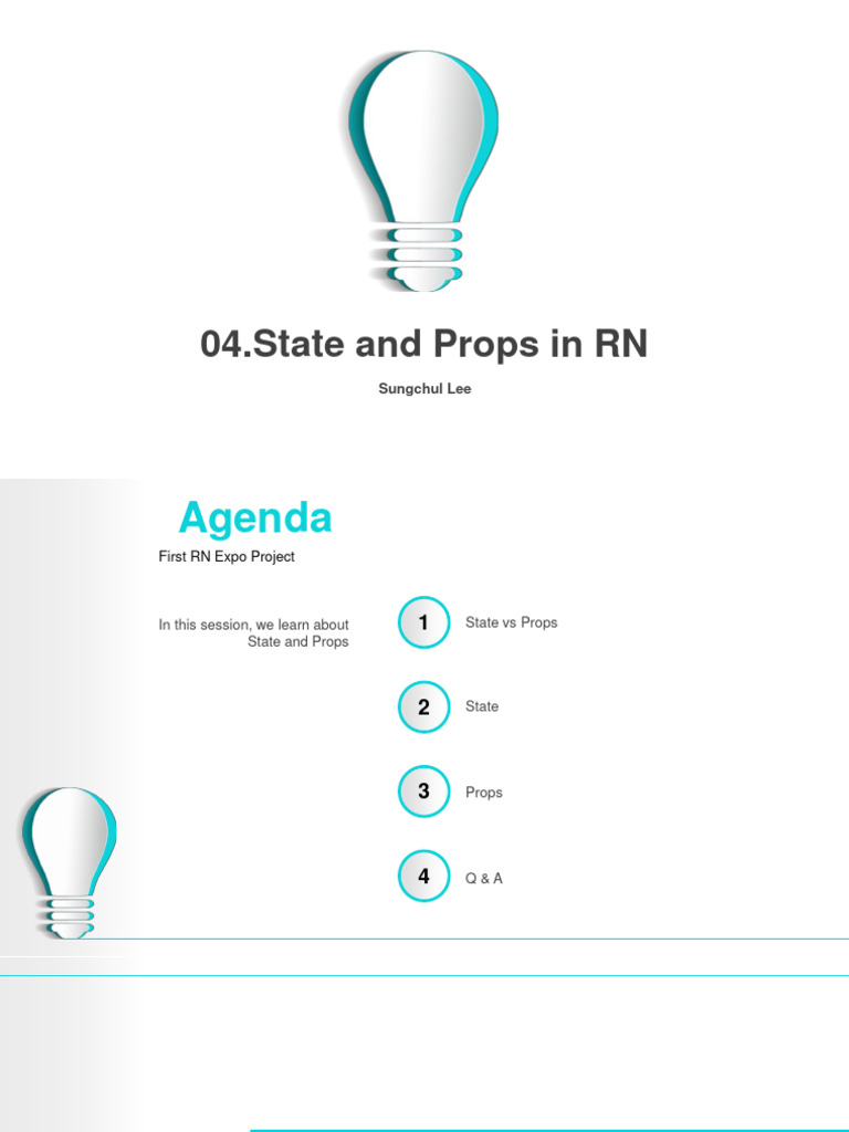 04.state and Props in RN - Fixed | PDF | Computing