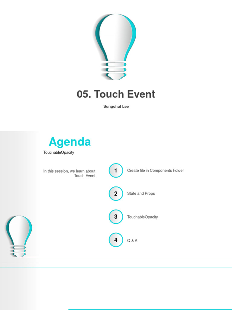 05.touch Event | PDF