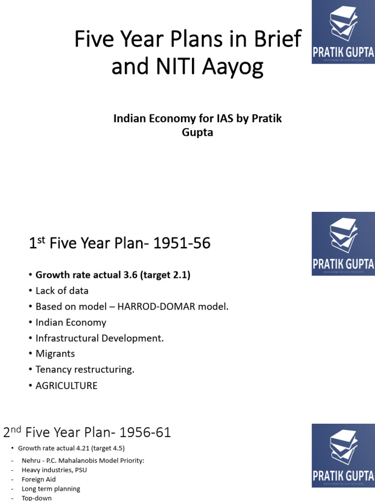 Five Year Plans in Brief | PDF | Economic Growth | Economies