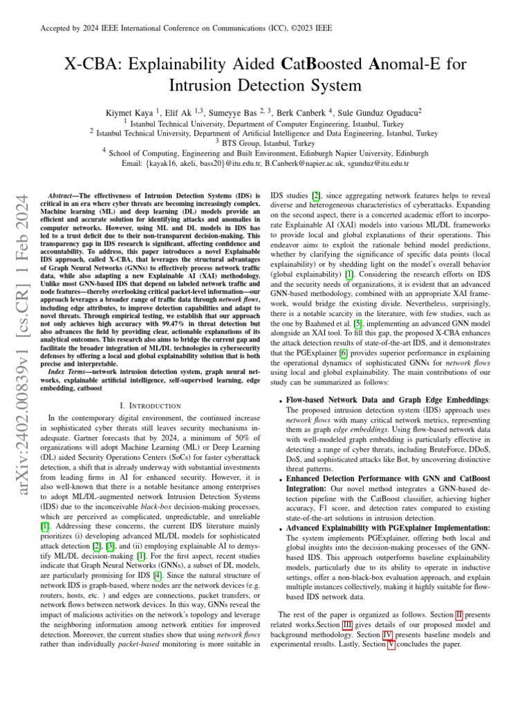 Explainable AI for Intrusion Detection | PDF | Machine Learning | Artificial Intelligence