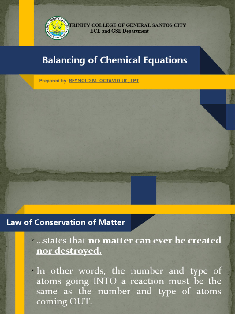 Balancing Chemical Equations Guide | PDF | Chemical Reactions | Atoms