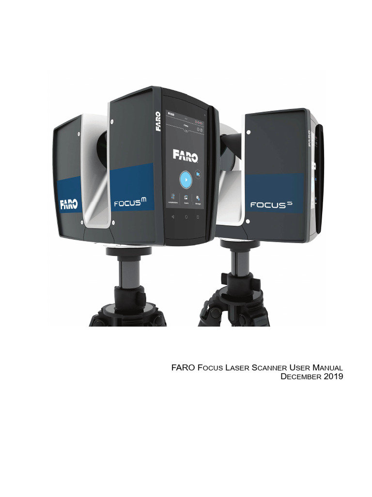 08M85E00 FARO FOCUS Laser Scanner December 2019 | PDF | Image Scanner ...