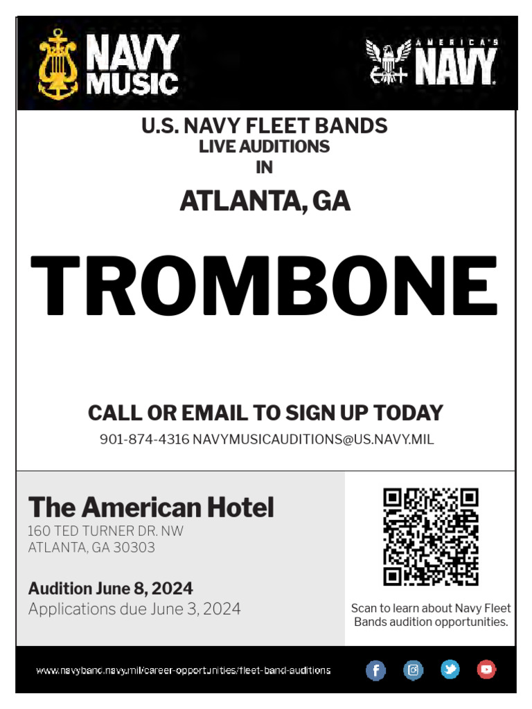 Audition TROMBONE - 24 ATL 1 | PDF | Elements Of Music | Musical Forms