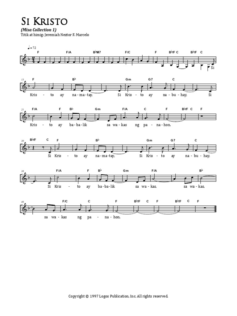 Si Kristo (Marcelo) (MC1) | PDF