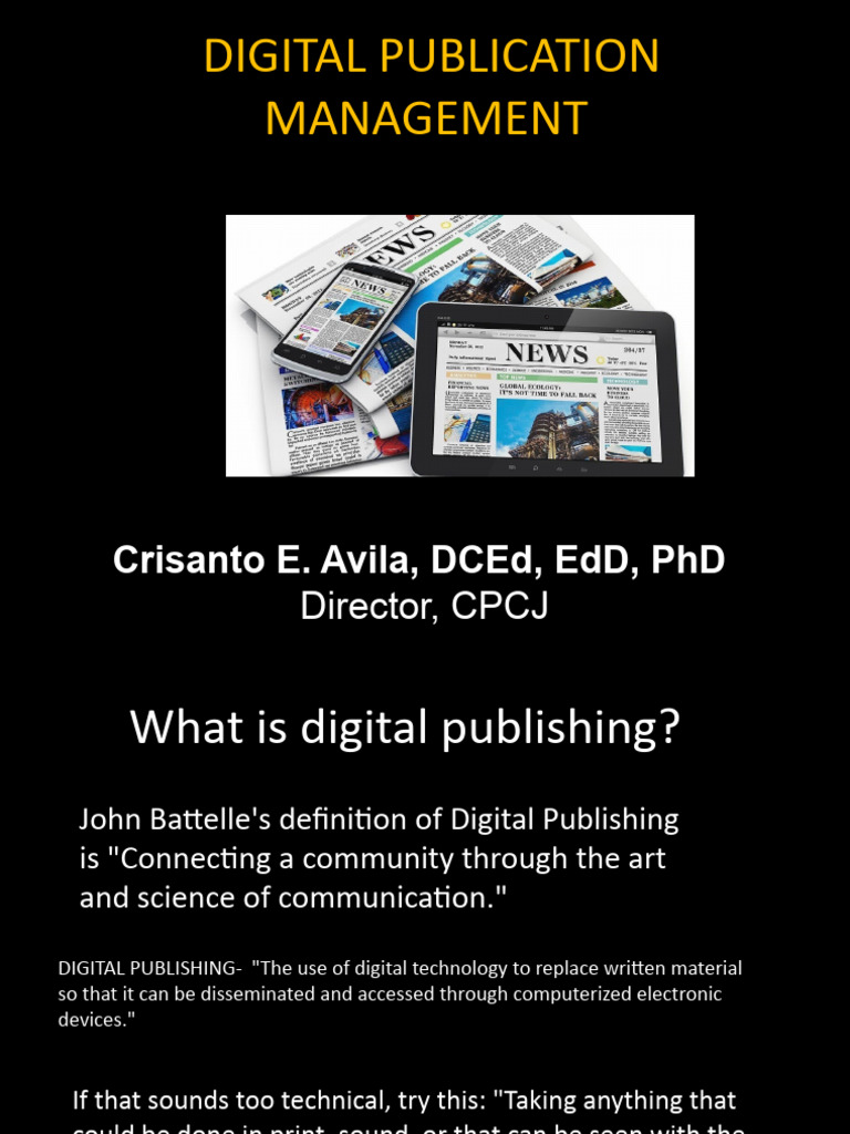 aGUSTIN Digital Pub Management | PDF | Electronic Publishing | Publishing