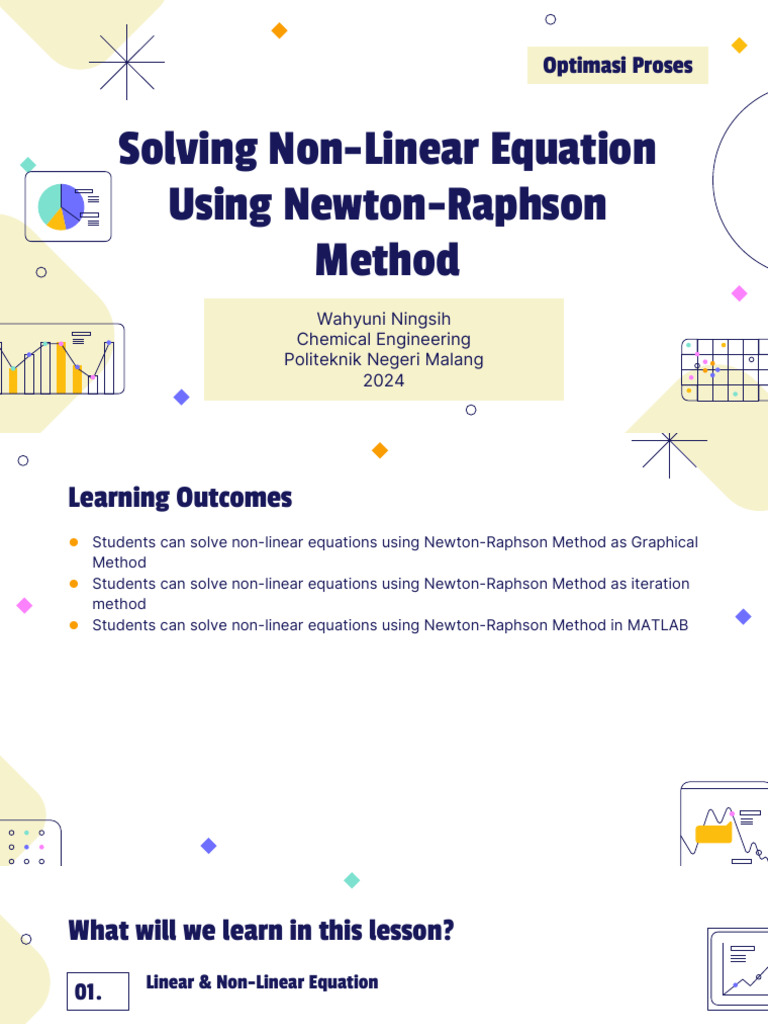 4 Solving Nonlinear Equation Using Newton Raphson Method 1 Pdf Equations Nonlinear System