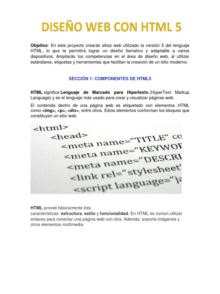 Introducción Diseño Web HTML | PDF | HTML | Bootstrap (marco frontal)