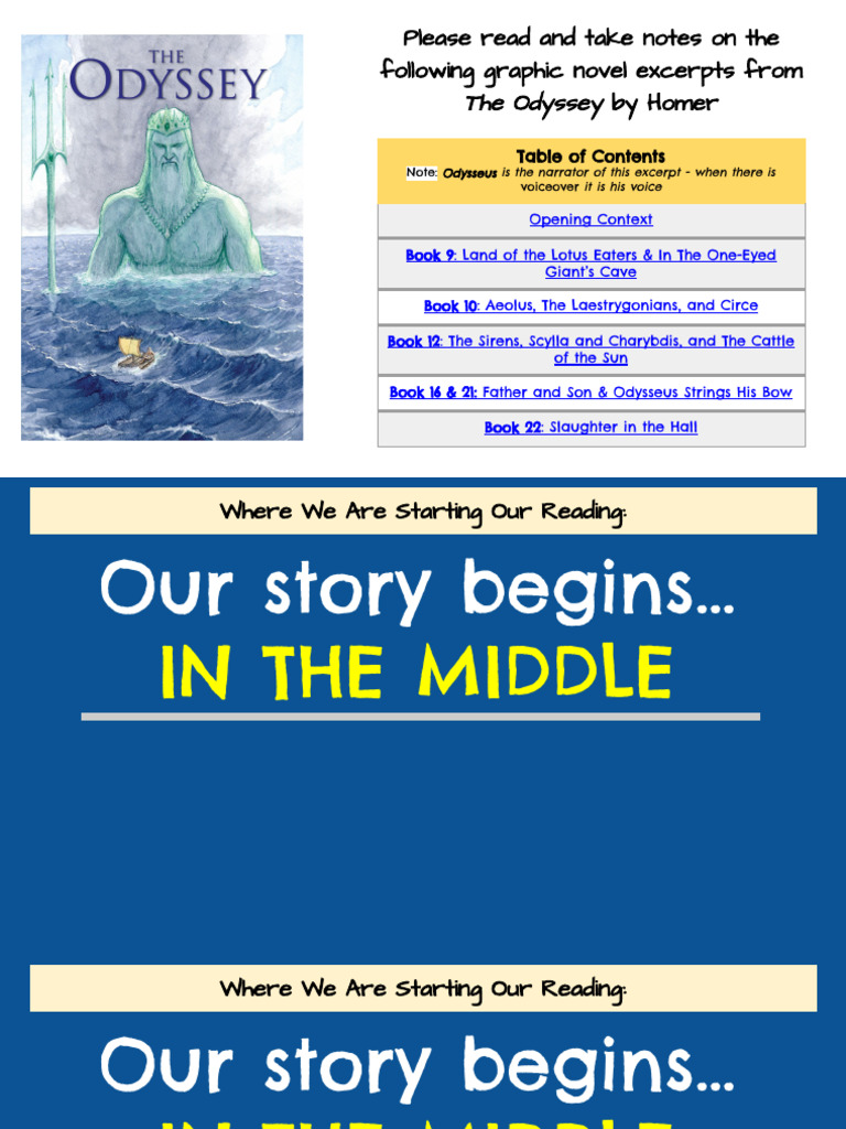 Odyssey - Graphic Novel Excerpts 2021 | PDF | Odysseus | Penelope