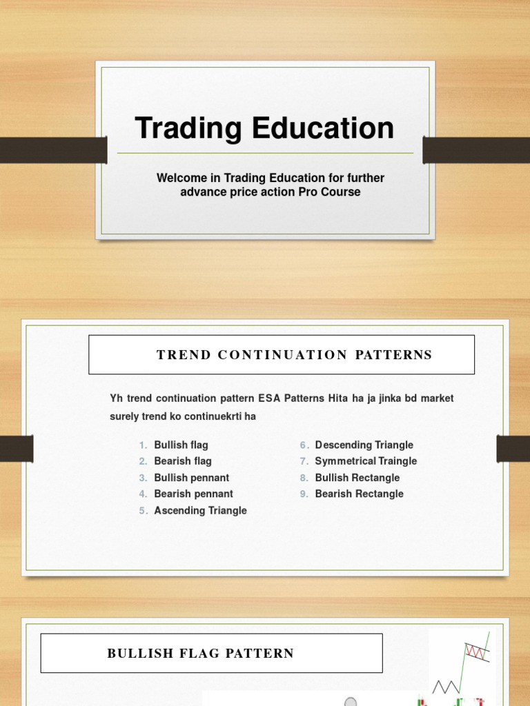 Trend Continuation Patterns Guide | PDF | Market Trend | Economic Forecasting
