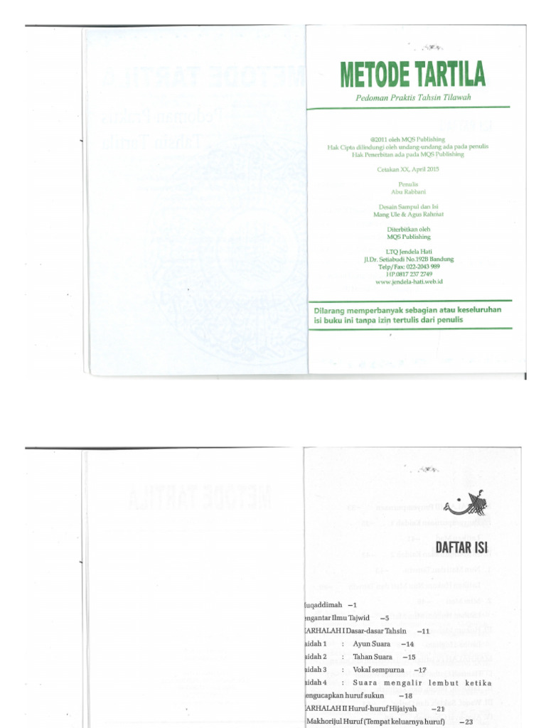 Metode Tartila | PDF